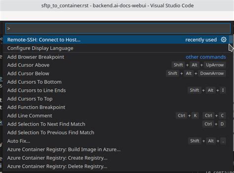 Ssh Sftp Connection To A Compute Session Backend Ai Webui User Guide Documentation