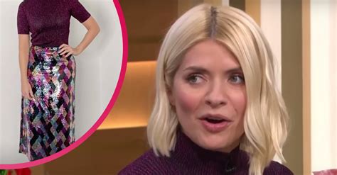 Holly Willoughby Stuns In Rixo Sequin Skirt On This Morning