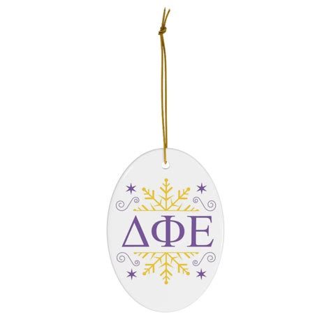 Delta Phi Epsilon Delta Phi Epsilon Holiday Color Snowflake Christmas