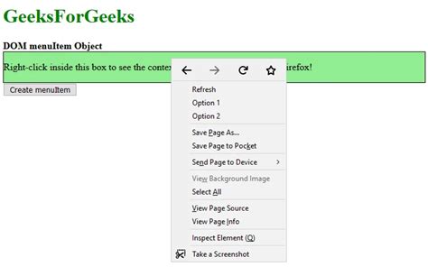 Html Dom Menuitem オブジェクト詳解 Itチュートリアル
