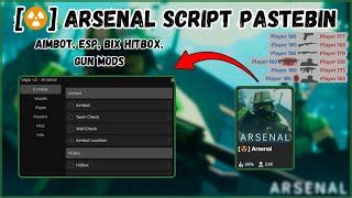 Roblox Arsenal Script Pastebin Op 2025 Aimbot Esp Keyless Robert