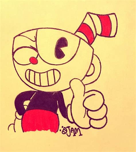 Cartoon Character Giving Thumbs Up