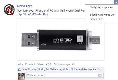 Now Every Facebook User Can Use Embed Post Feature Gizmolord