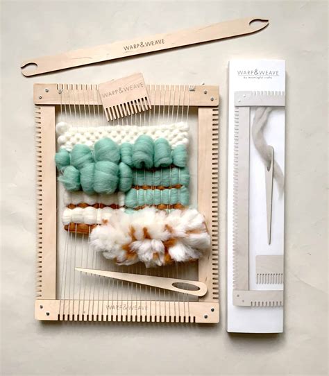Warpandweave Weaving Frameweaving Set Meaningful Crafts