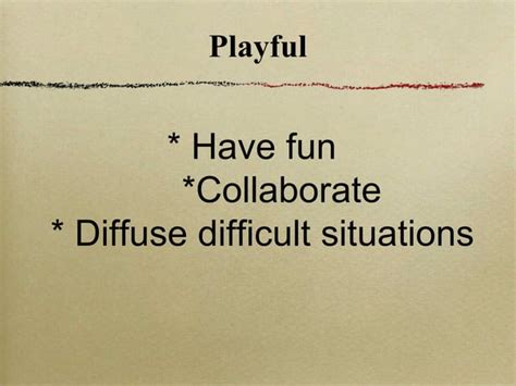 Rules Of Improvisation Ppt