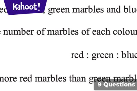 Igcse Ratio Kahoot Quiz