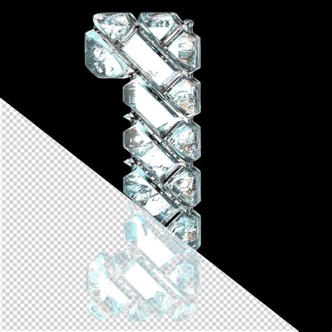 Premium Psd Diagonal Ice Brick
