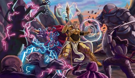 Dorius And Mau The Keepers A Commission Inspired In The Mtg And Dandd