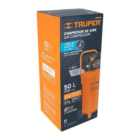 Compresor Libre De Aceite Compacto L HP V Truper Compresores Libres De Aceite