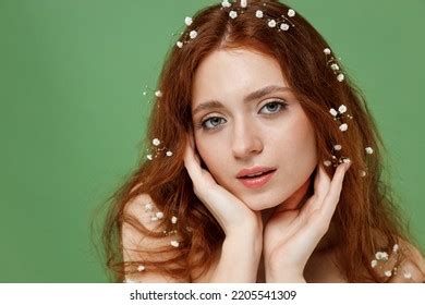 Beautiful Tender Dreamful Gentle Half Naked Stock Photo 2241785969