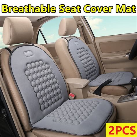 2 Pack Universal Car Front Seat Mat Pad Protector Cushion Cover