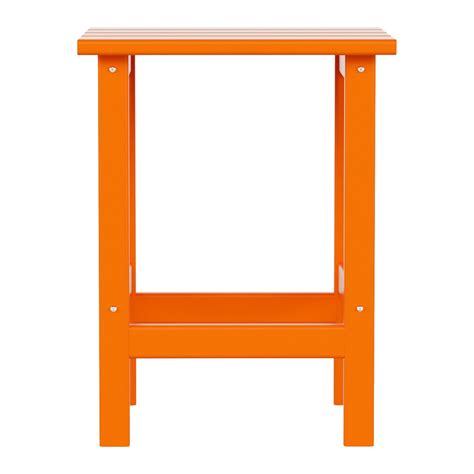 Westintrends Outdoor Side Table All Weather Poly Lumber Adirondack
