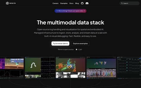 Rerun — 开源多模态数据堆栈，为空间和具身ai提供强大的可视化解决方案 Navtoai