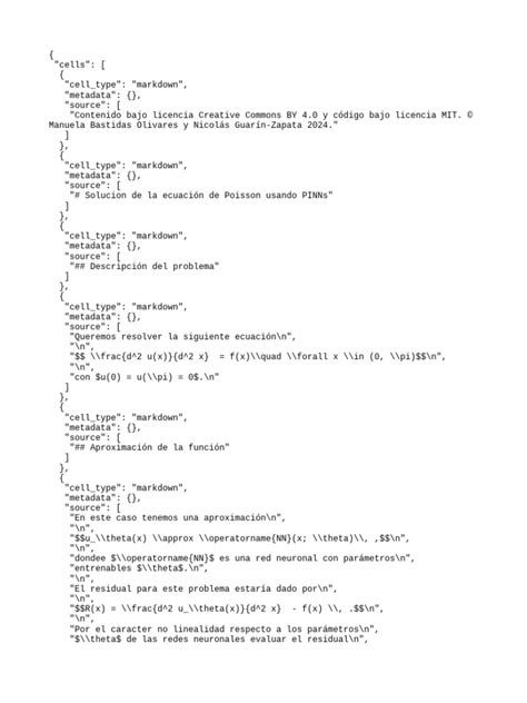 02 Poisson Pinns Ipynb Pdf Information Science Information Management