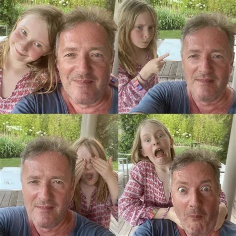 Piers Morgan Shares Rare Snaps Of Daughter Elise 8 As He Compares Her