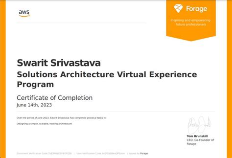 swarit srivastava on linkedin aws forage virtualexperienceprogram
