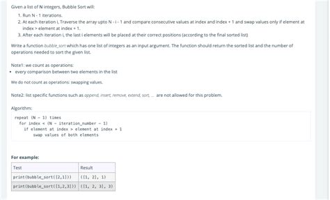 Solved Given A List Of N Integers Bubble Sort Will 1 Run