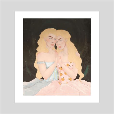 Twins An Art Print By Ana Maria Guarin Inprnt