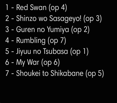 Rate My Aot Openings Rating Pls Dont Kill Me Rattackontitan