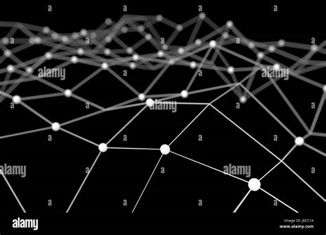 Blockchain Network Machine Learning Deep Learning And Neural Networks Concept White