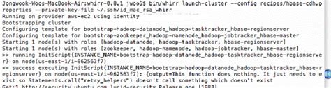 cloud computing and hadoop run a cloudera hadoop cluster using whirr