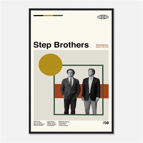 Step Brothers Movie Poster Step Brothers Print Modern Movie Poster DS2 Citiesbox