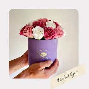 Eternal Artificial Roses Bouquet Soap Flowers Perfect Gift For Her
