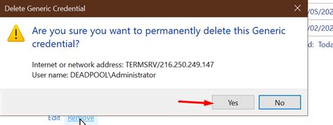 How To Remove Saved Credentials From Windows Remote Desktop Client