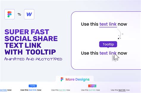 Text Link With Tooltip Button 20 Webflow