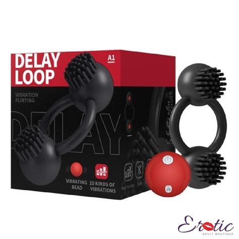 Delay Loop Double Vibrating Cock Ring