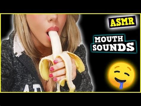 🤤👉 Asmr Banana Licking And Ear Eating 👅
