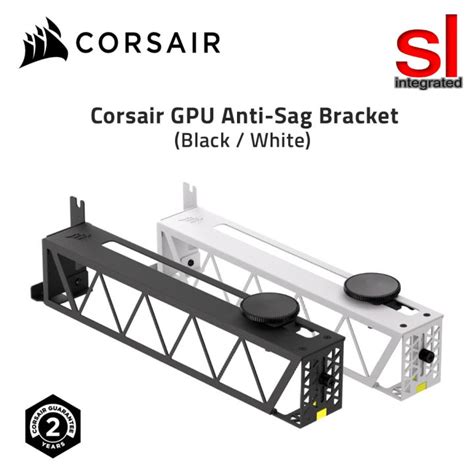 Corsair Gpu Anti Sag Bracket Blackwhite Lazada
