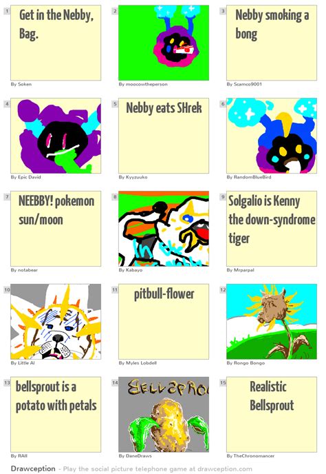 Get In The Nebby Bag Drawception