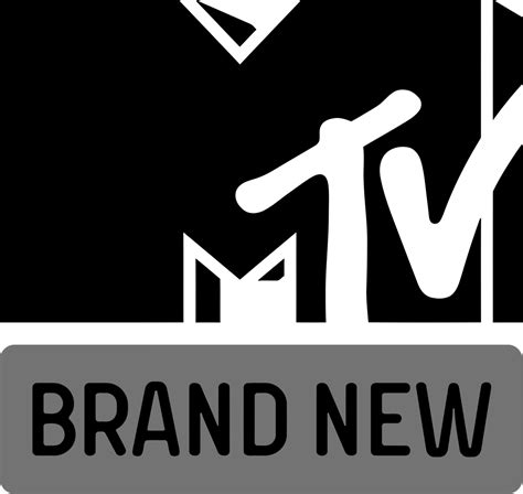 Mtv Brand New Logo Black And White Brands Logos
