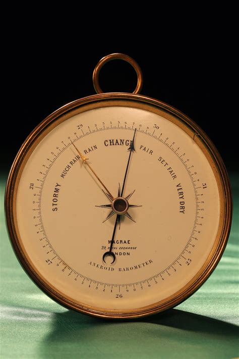 Early Aneroid Barometer Retailed By Macrae C1865 Vavasseur Antiques