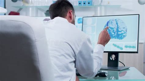 Computer Screen With Ai Program Turning Text Prompt Into Videos Results Stock Video Video Of