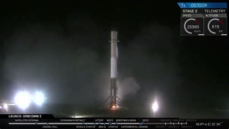 El Cohete Falcon 9 De Spacex Vuelve A La Tierra Sin Daños Tras Salir Al