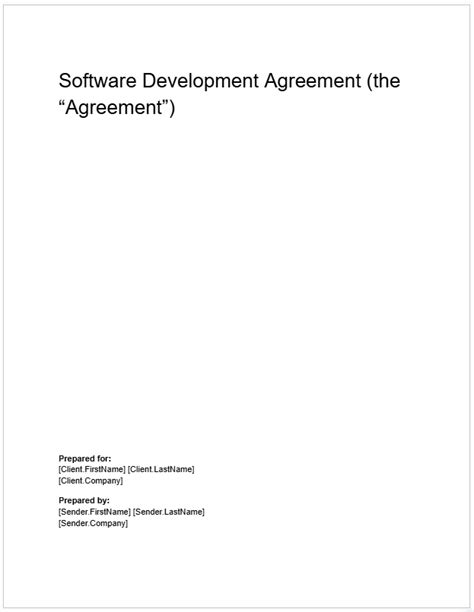 Guide To Software Development Outsourcing Contract Templates