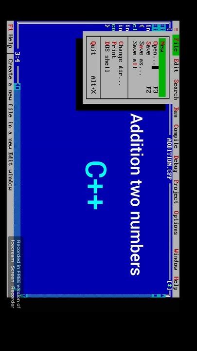 Addition Two Numbers C Youtube