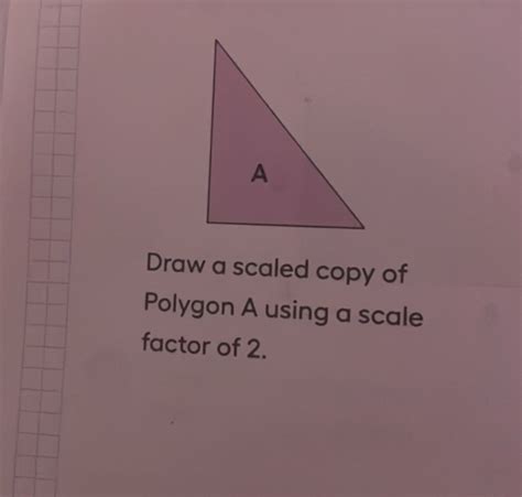Draw A Scaled Copy Of Polygon A Using A Scale Factor Of 2 Filo