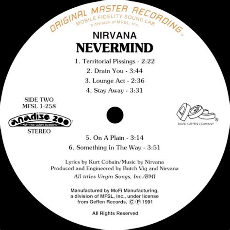 Release Nevermind” By Nirvana Cover Art Musicbrainz