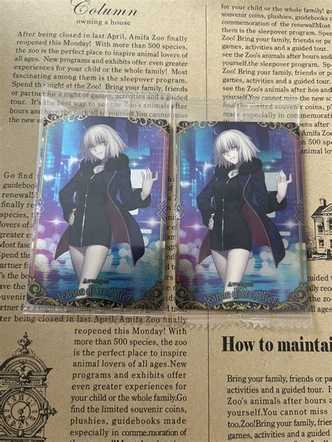 Fgo Fate Grandorder ウエハース ジャンヌ・ダルクオルタ メルカリ