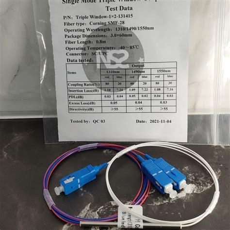 Jual Splitter Ratio 1 99 Sc Upc Three Window G657A2 High Quality