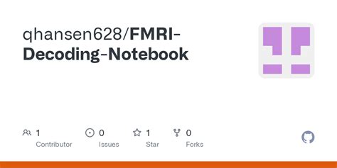 Github Qhansen628 Fmri Decoding Notebook