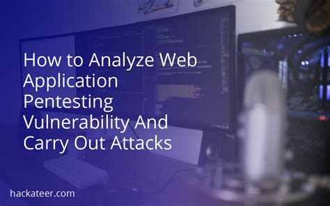 how to analyze web application pentesting vulnerability and carry out