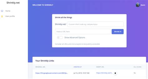 GitHub - kevinroberts/shrinkly-url-shortener: Shrinkly is a URL ...