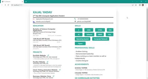 Video Kajal Yadav 🎯 On Linkedin Cvresume Professional Cvresume