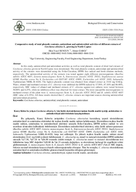 Pdf Comparative Study Of Total Phenolic Contents Antioxidant And