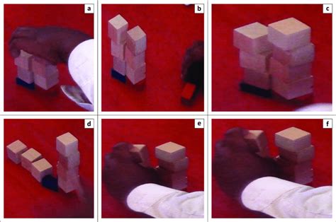 A Satisfied That The Four Block Structure Can Be Moved He Then Moves