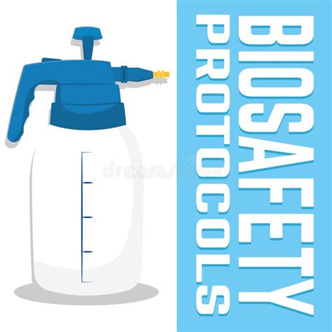 Biosafety Protocols Poster Stock Vector Illustration Of Prevention